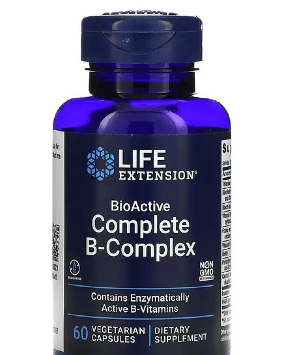 LIFE EXTENSION BioActive Complete B-Complex - 60 Capsules | VITYMINS ...