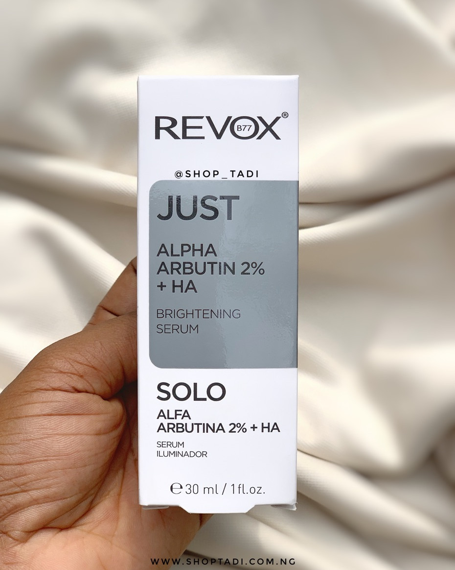 Revox Just Alpha Arbutin 2% + HA Brightening Serum 30ml | ShopTadi. ShopTadi -- Powered by Bumpa!